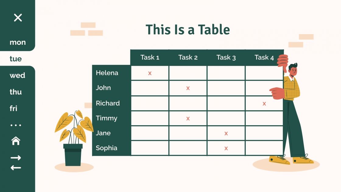 Salent Weekly Planner Google Slides & PowerPoint template