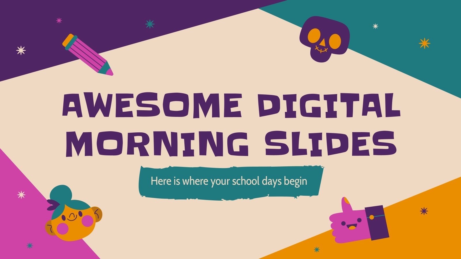 Awesome Digital Morning Slides | Google Slides & PPT theme