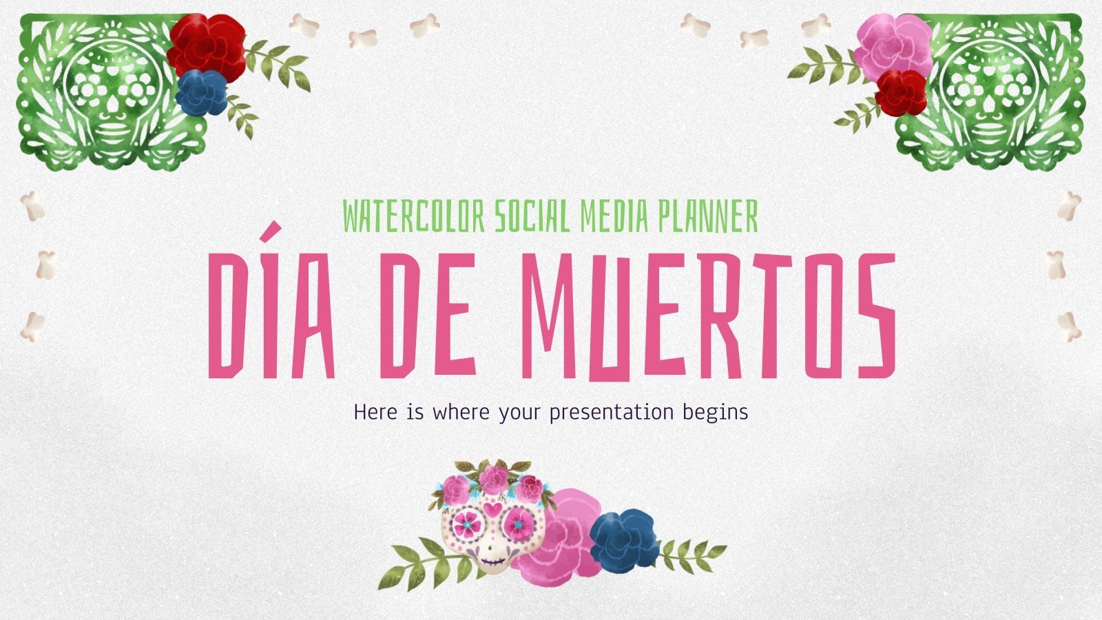 Free Día de Muertos Google Slides themes and PPT templates