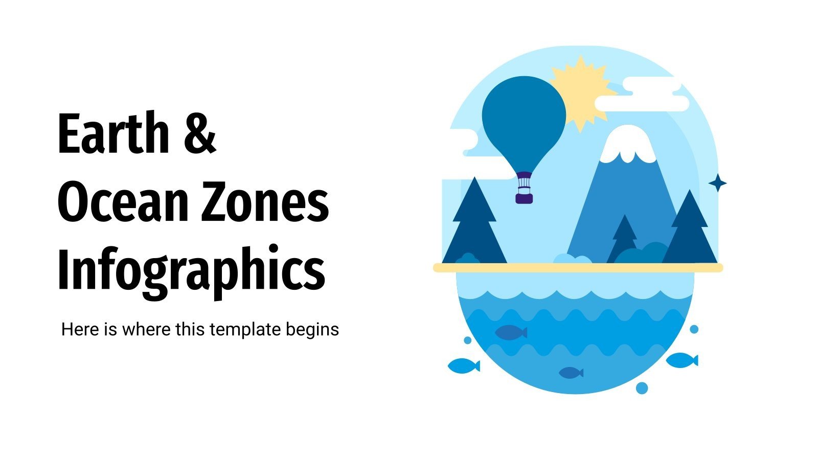 Modelos grátis com o tema Oceano do Google Slides e PPT