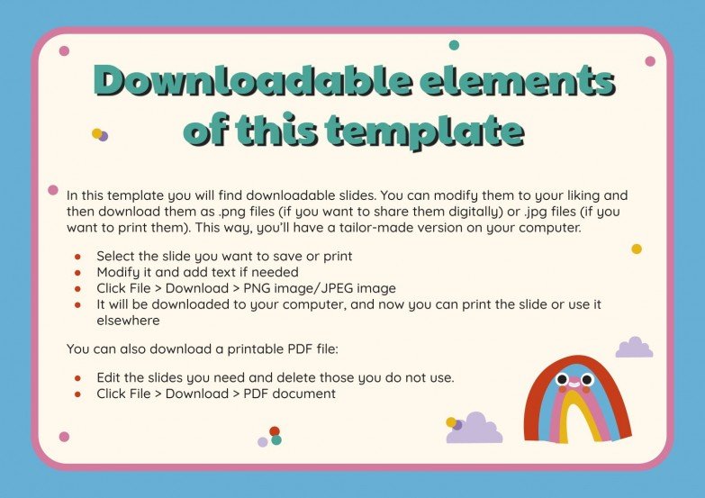 Règles de la salle de classe | Google Slides et PowerPoint