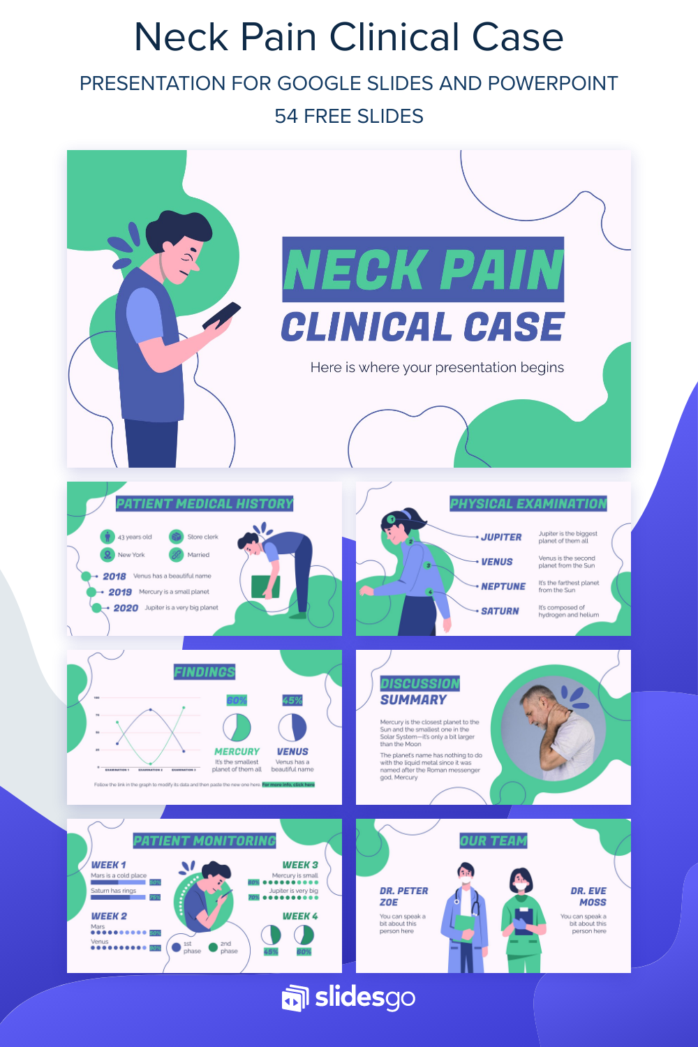 Neck Pain Clinical Case | Google Slides & PowerPoint