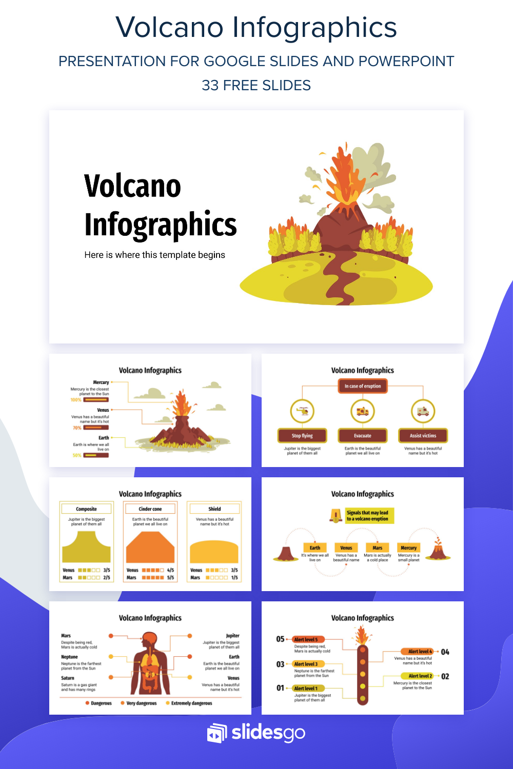 Volcano Infographics | Google Slides & PowerPoint