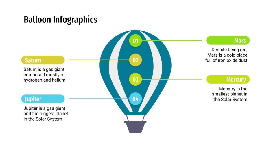 Free Balloon Infographics for Google Slides and PPT
