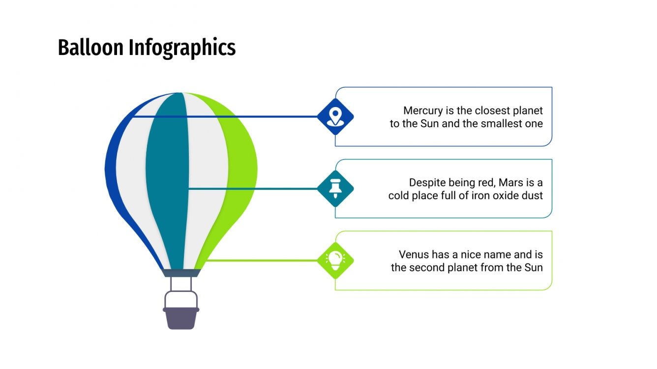 Free Balloon Infographics for Google Slides and PPT