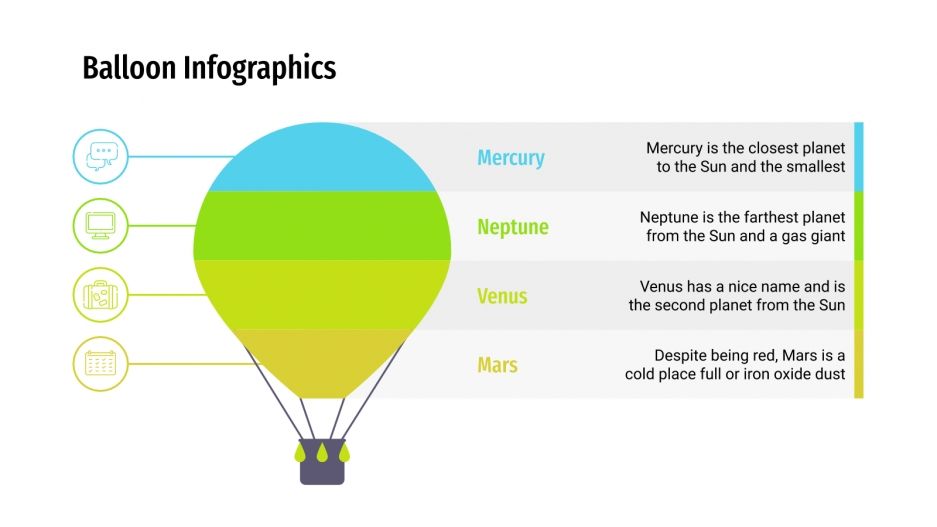 Free Balloon Infographics for Google Slides and PPT
