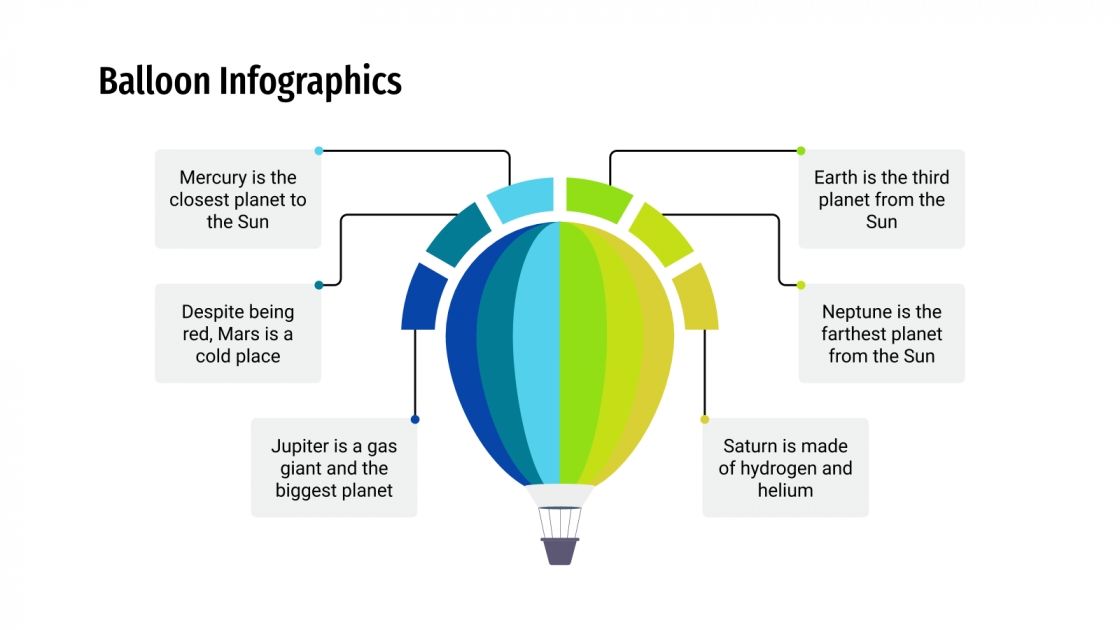 Free Balloon Infographics for Google Slides and PPT