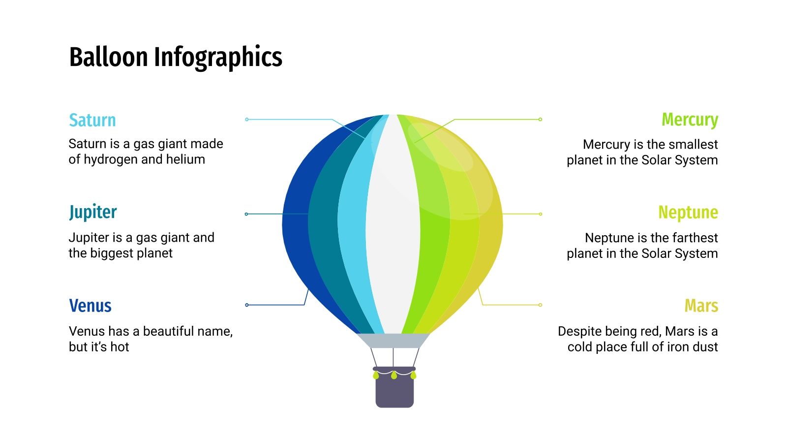 Free Balloon Infographics for Google Slides and PPT