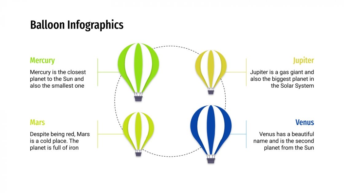 Free Balloon Infographics for Google Slides and PPT