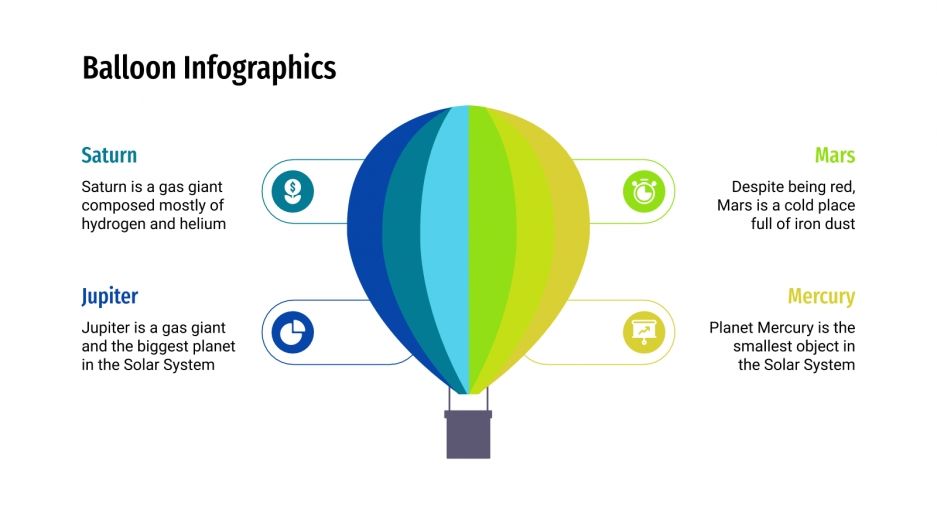 Free Balloon Infographics for Google Slides and PPT