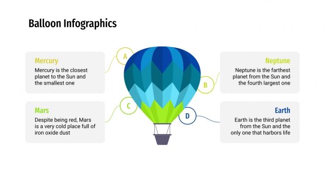 Free Balloon Infographics for Google Slides and PPT