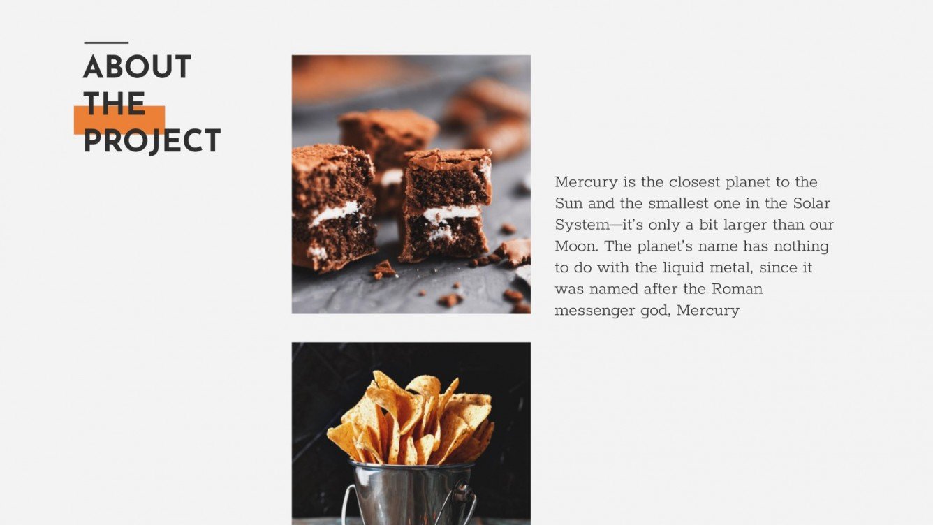 Food & Beverage Meeting Google Slides Theme & PPT Template