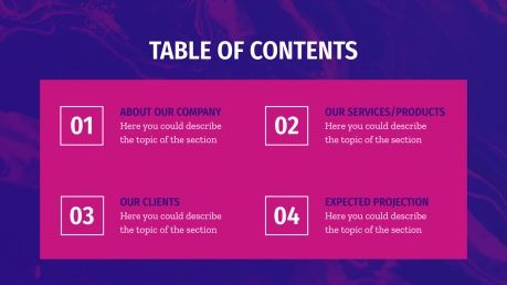 Abstract Company Profile Google Slides theme & PowerPoint template