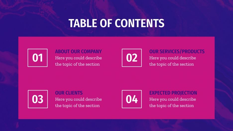 Abstract Company Profile Google Slides theme & PowerPoint template