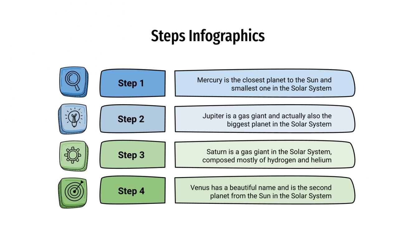 Free Steps Infographics for Google Slides & PowerPoint
