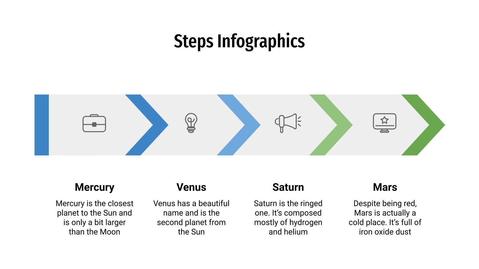 Infografías de pasos | Plantilla de Google Slides y PowerPoint