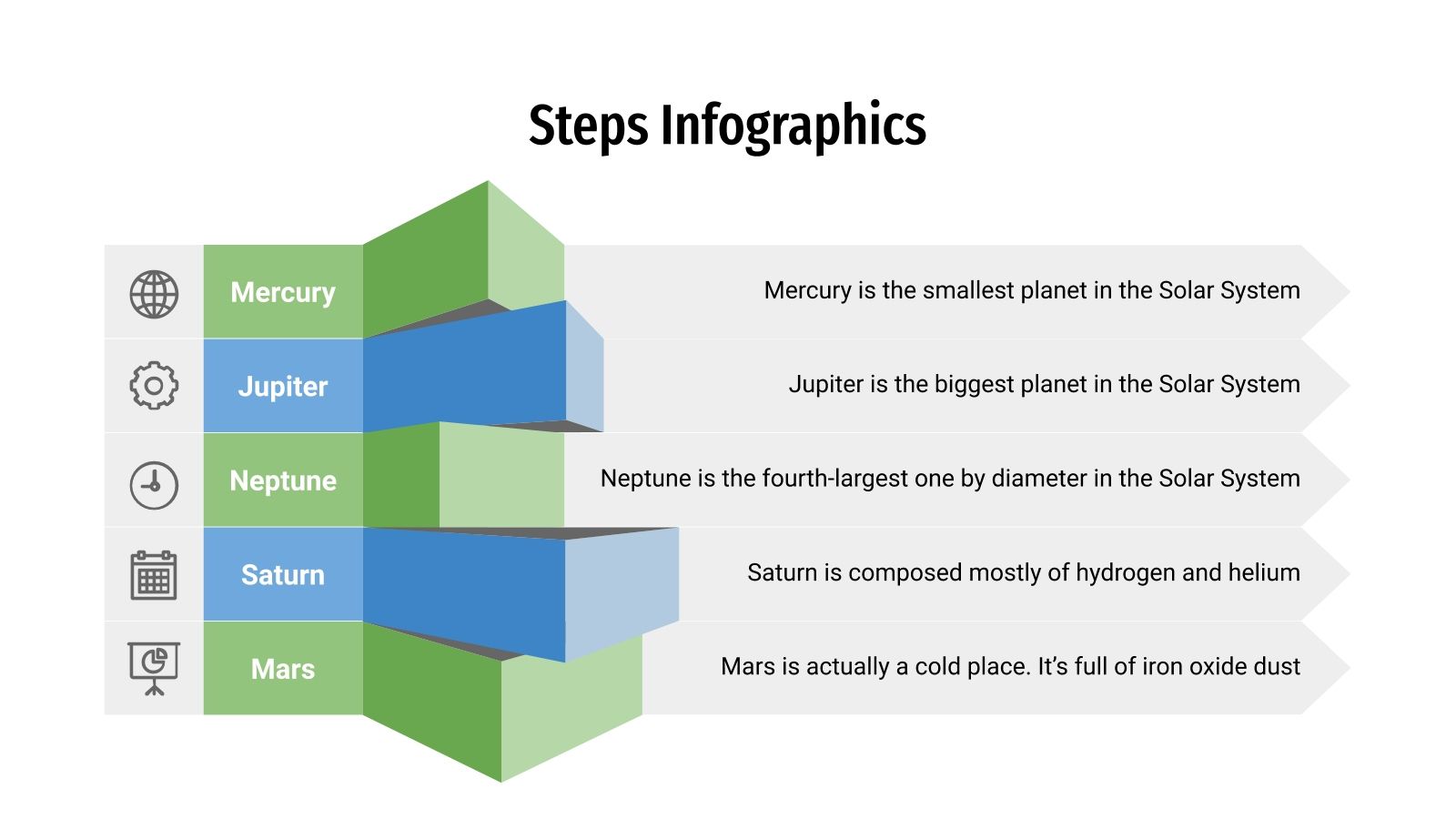Free Steps Infographics for Google Slides & PowerPoint