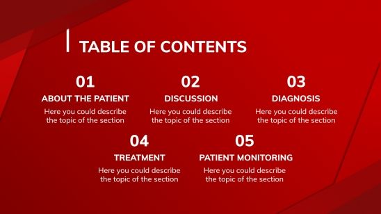 Hematology Clinical Case Google Slides & PowerPoint template