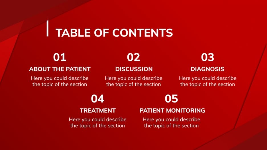 Hematology Clinical Case Google Slides & PowerPoint template