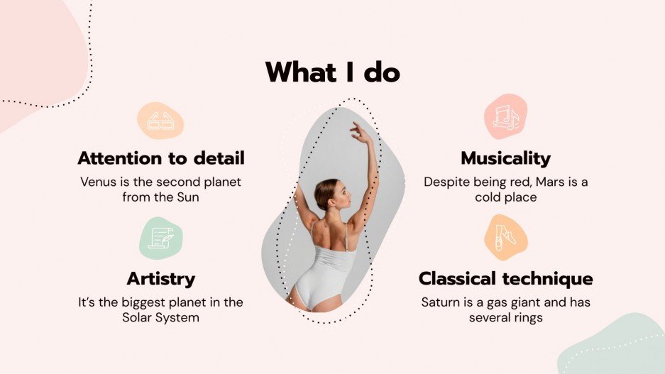 Ballet Dancer Portfolio | Google Slides & PowerPoint template