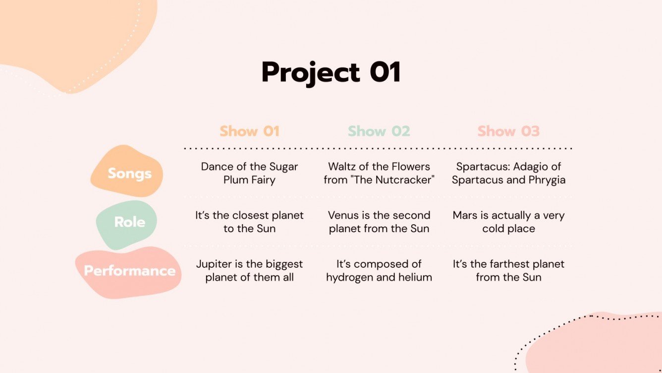 Ballet Dancer Portfolio | Google Slides & PowerPoint template