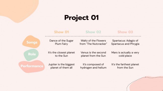 Ballet Dancer Portfolio | Google Slides & PowerPoint template