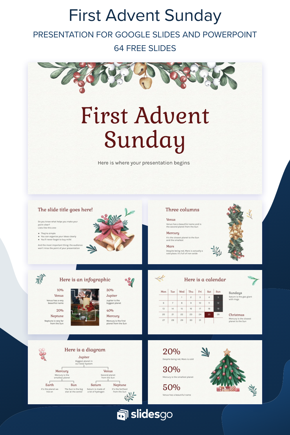 First Advent Sunday | Google Slides & PowerPoint