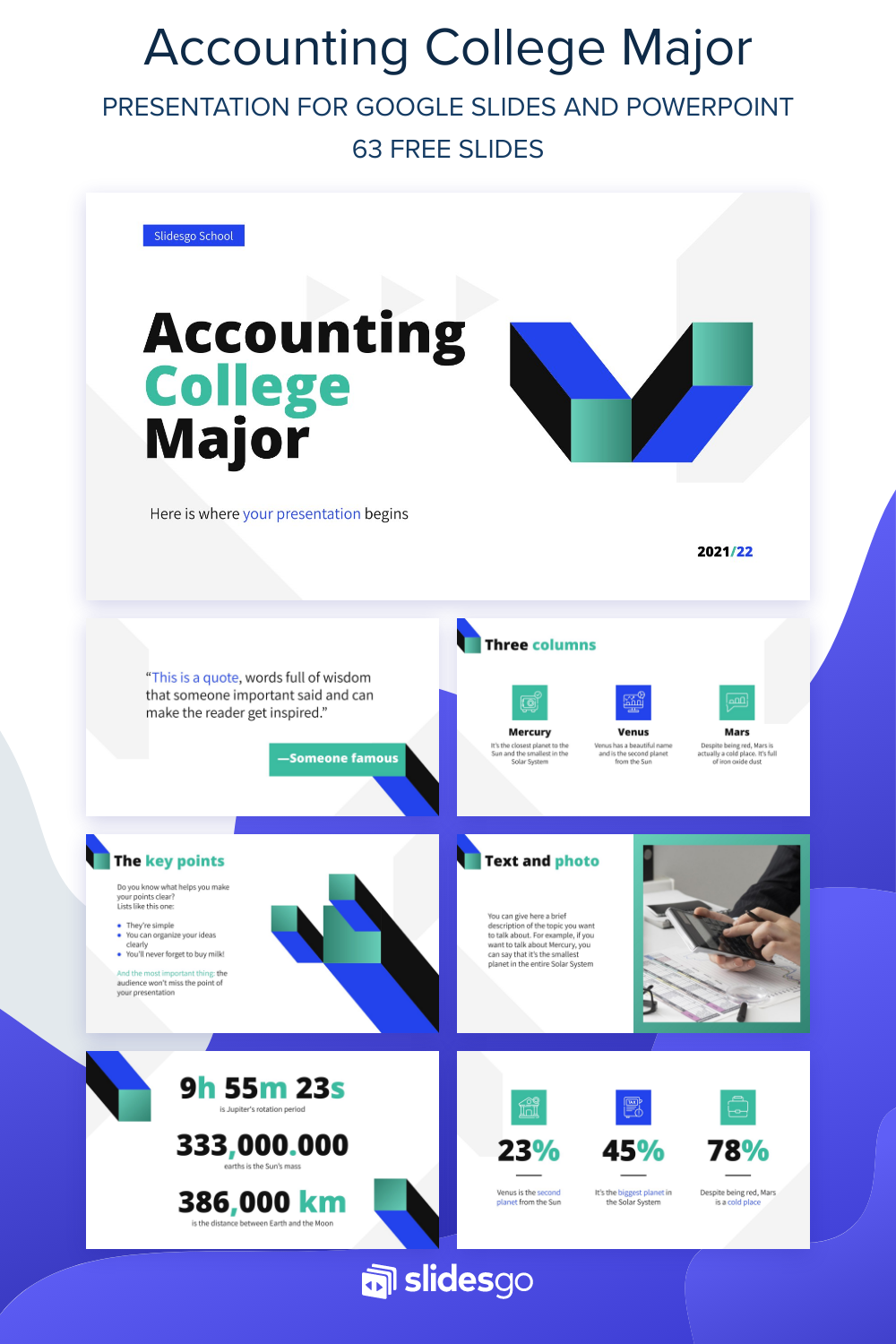 Accounting College Major | Google Slides & PowerPoint template