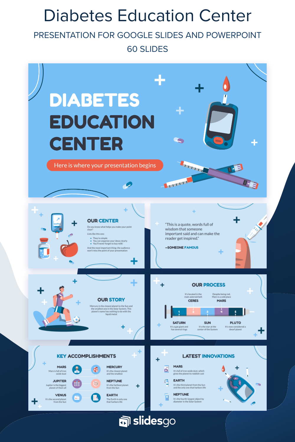 Diabetes Education Center | Google Slides & PowerPoint