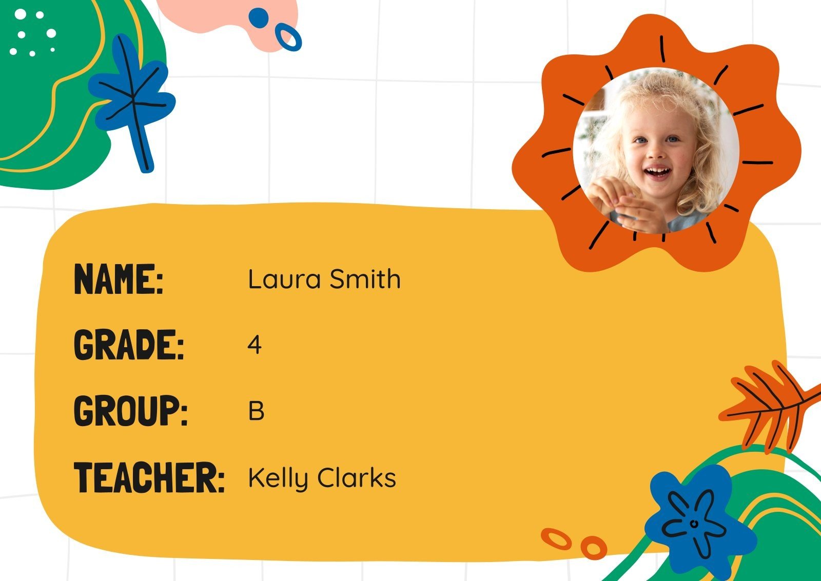Identification Cards for Pre-K | Google Slides & PowerPoint