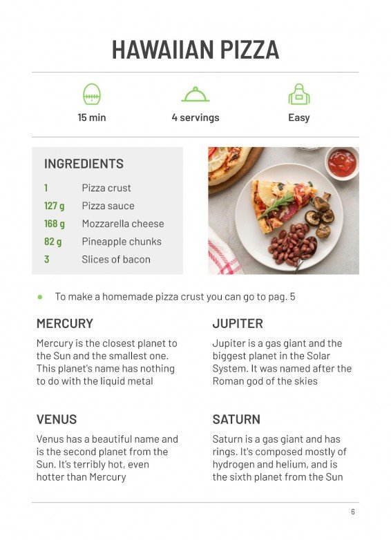 Wonderful Cookbook | Google Slides & PowerPoint template
