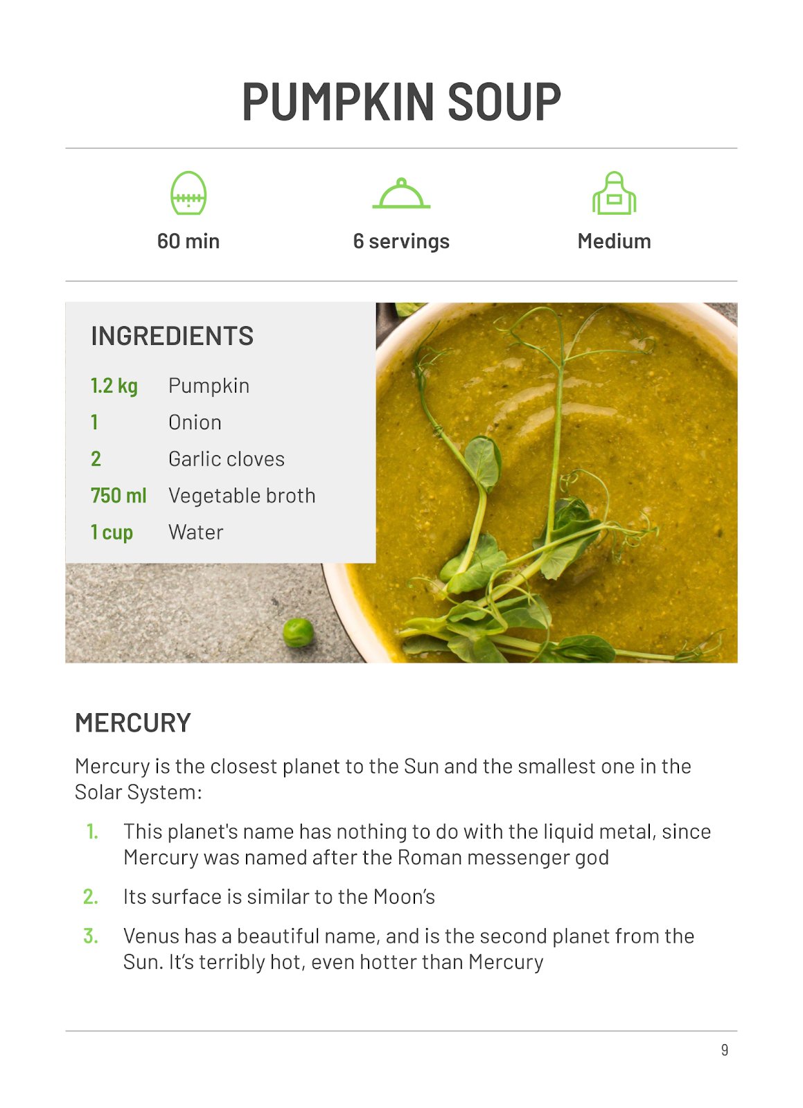 Wonderful Cookbook | Google Slides & PowerPoint template