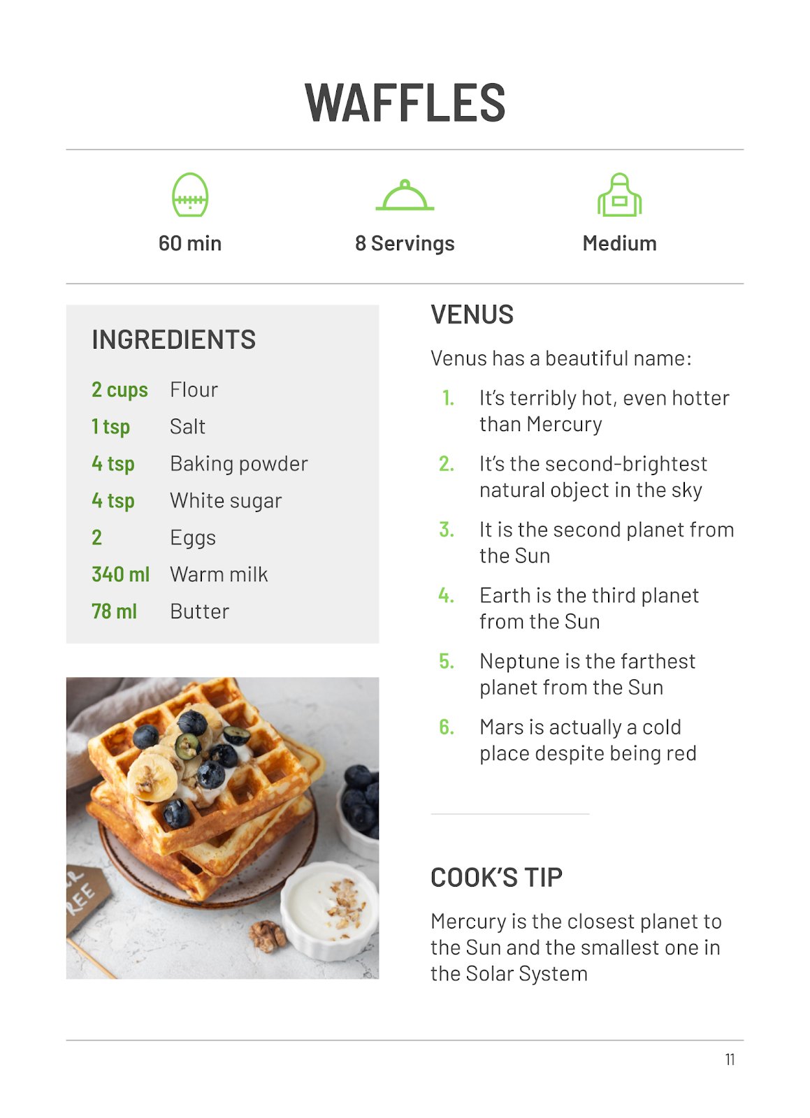 Wonderful Cookbook | Google Slides & PowerPoint template