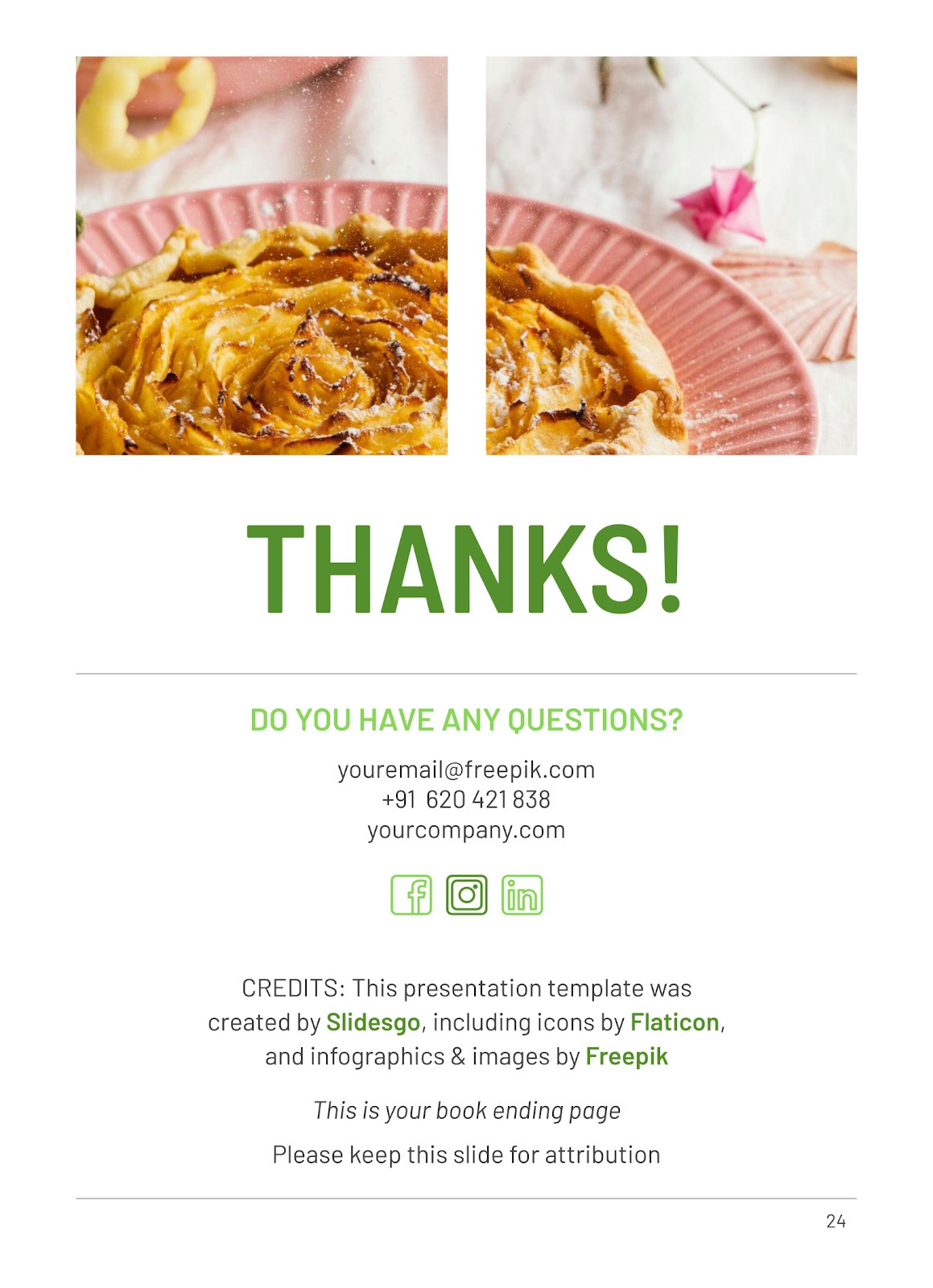 Wonderful Cookbook | Google Slides & PowerPoint template