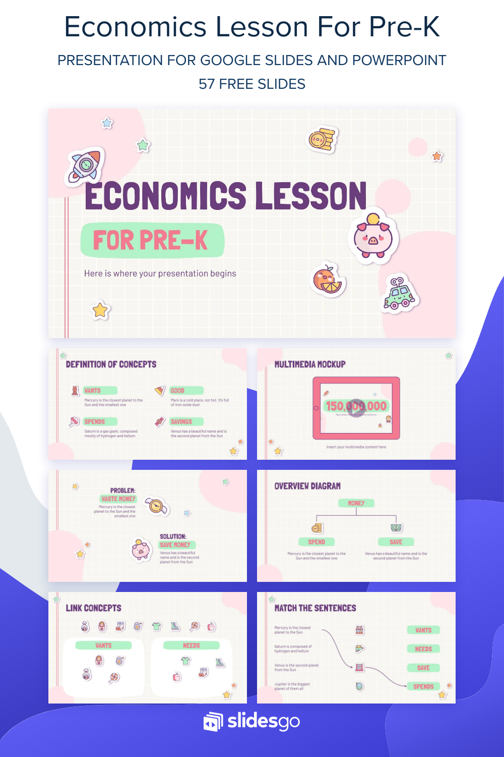 Economics Lesson for Pre-K | Google Slides & PowerPoint