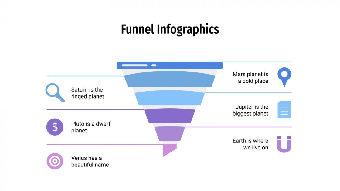Free Funnel Infographics for Google Slides & PowerPoint