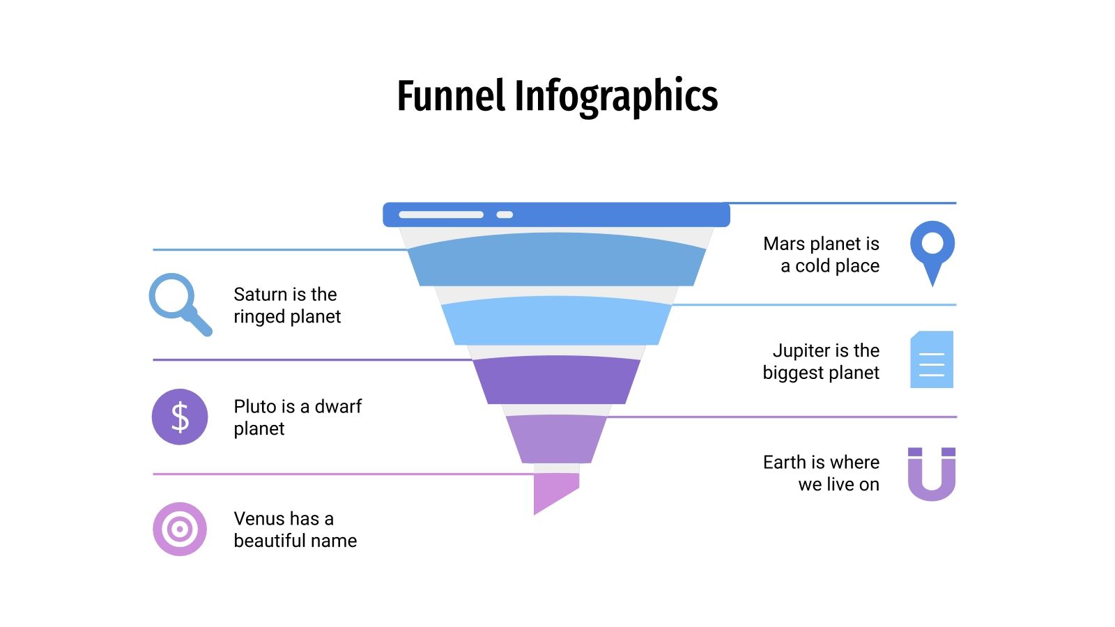Free Funnel Infographics for Google Slides & PowerPoint