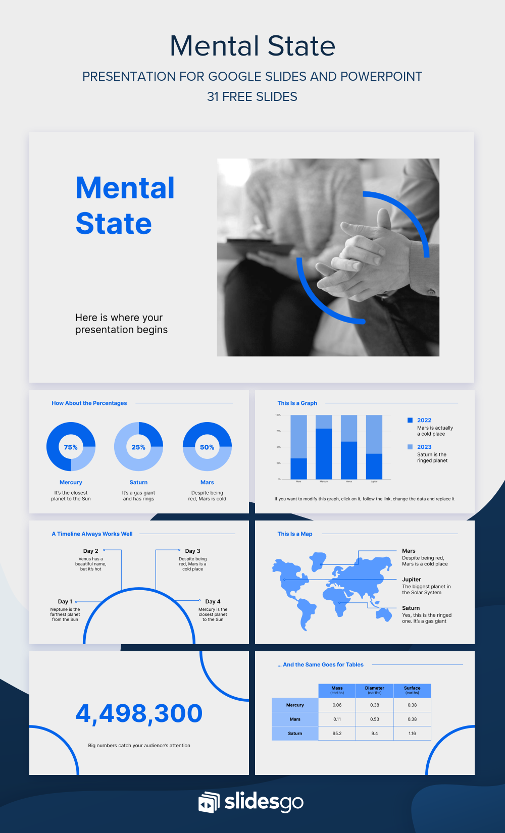 Mental State Google Slides theme & PowerPoint template