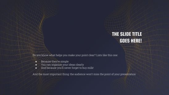 Data Waves Google Slides and PowerPoint Template