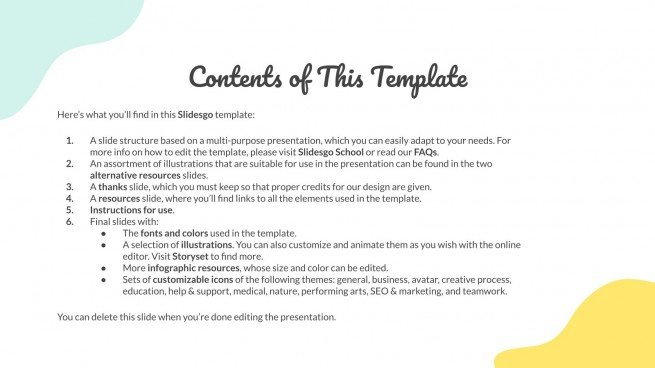 Food Pattern Google Slides theme and PowerPoint template