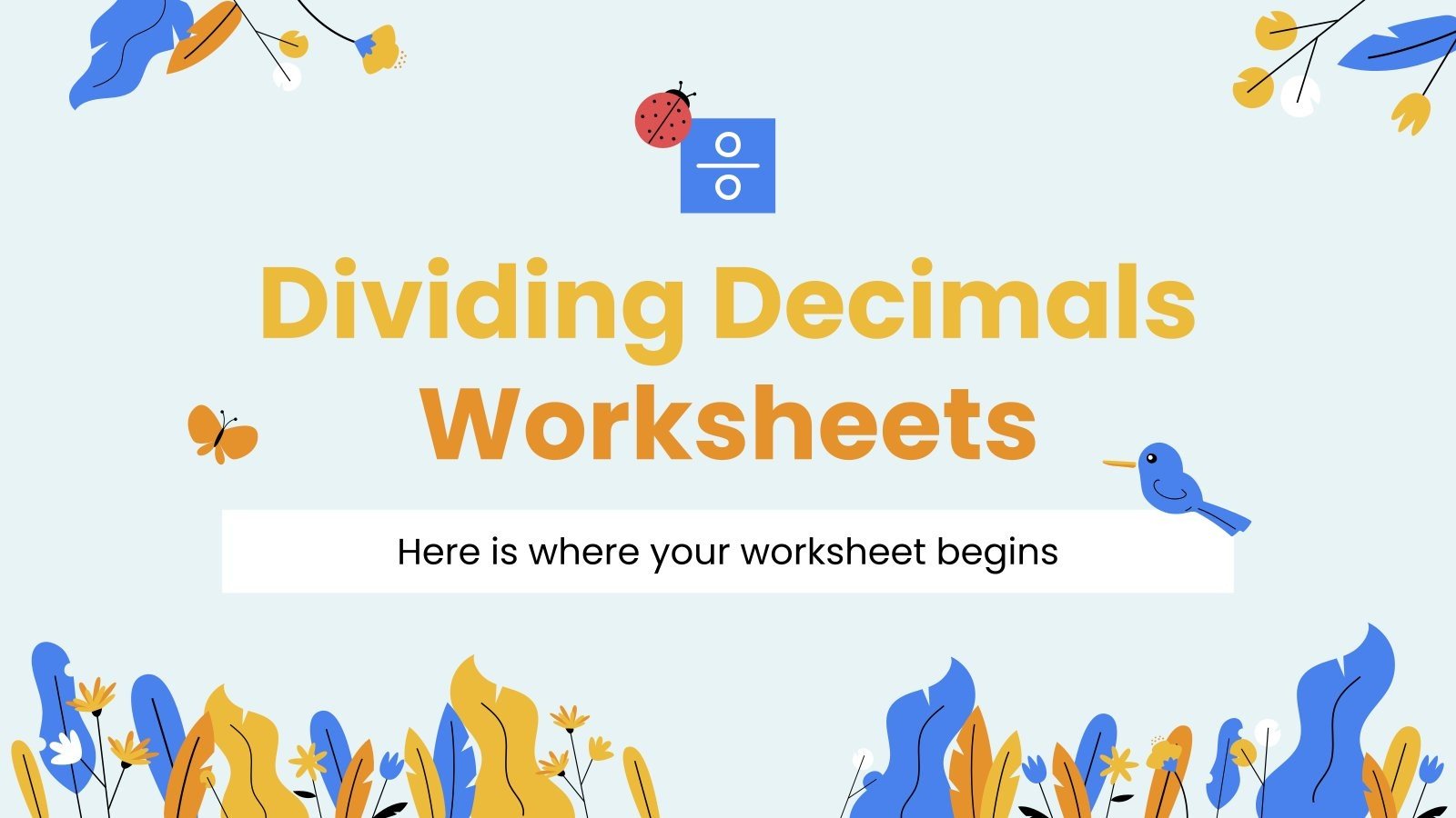 Dividing Decimals Worksheets | Google Slides & PowerPoint