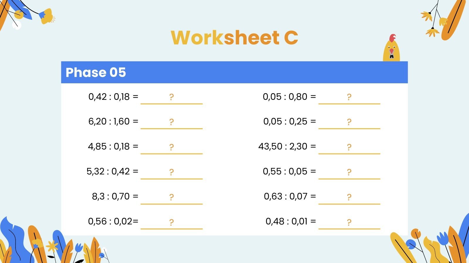 Dividing Decimals Worksheets | Google Slides & PowerPoint