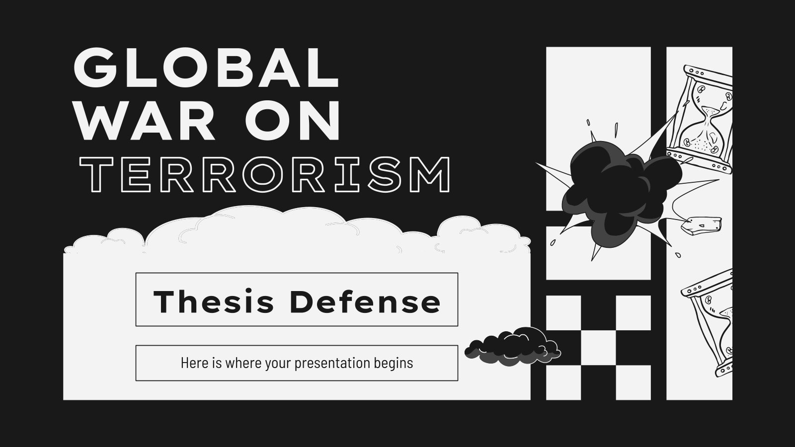 Global War on Terrorism Thesis Defense | Google Slides & PPT
