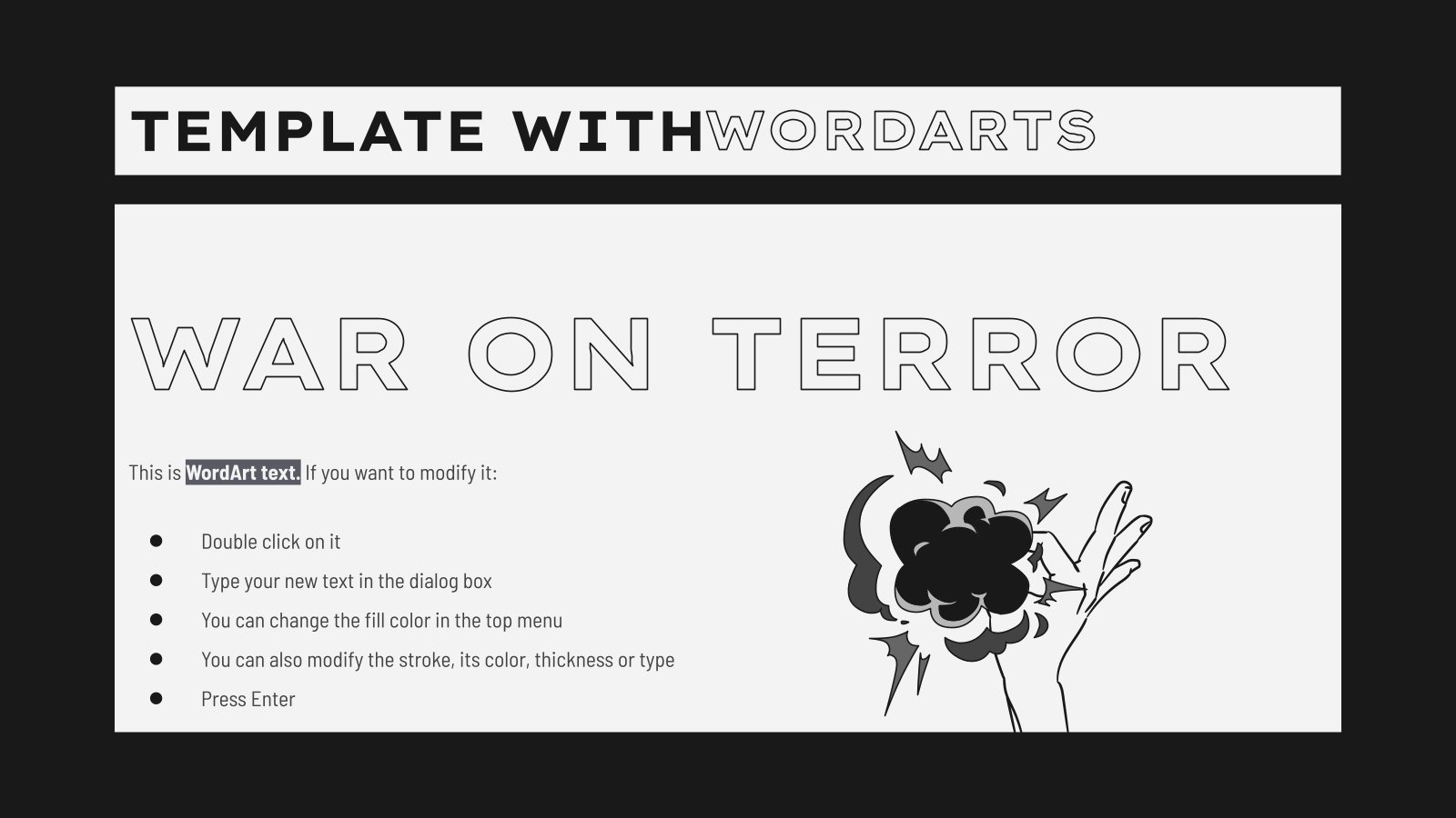 Global War on Terrorism Thesis Defense | Google Slides & PPT