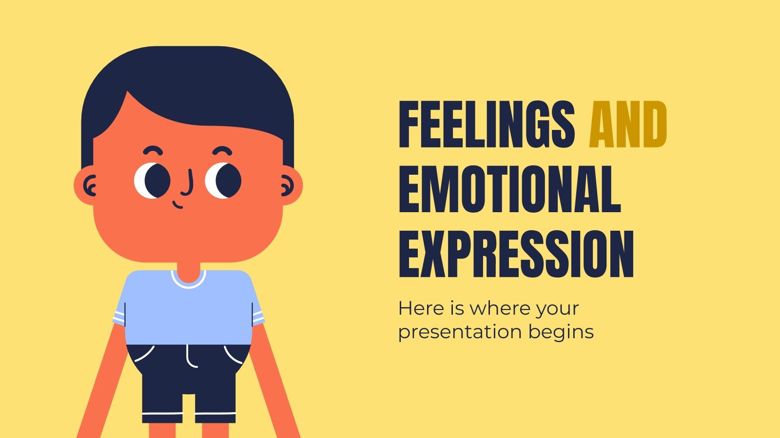Plantillas gratis sobre emociones para Google Slides y PPT