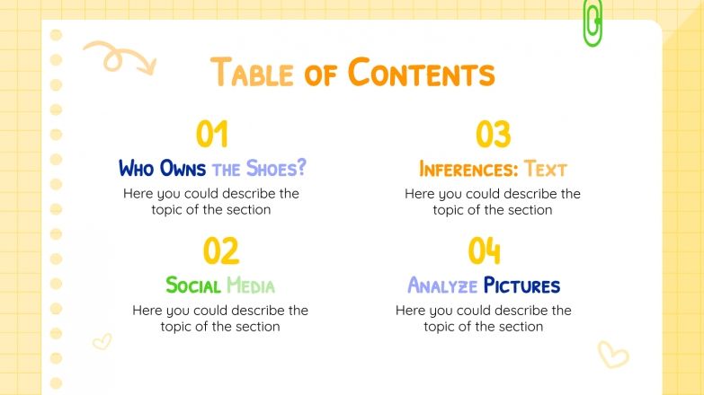 Reading Skills Task Cards Google Slides & PowerPoint template