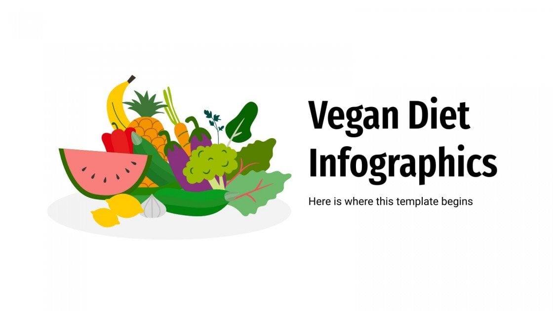 Vegan Diet Infographics | Google Slides & PowerPoint Theme
