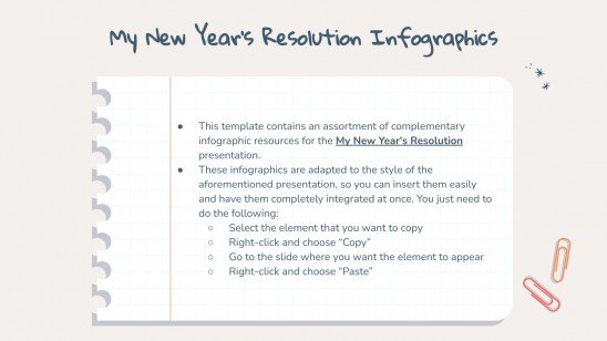 My New Year's Resolution Infographics | Google Slides & PPT