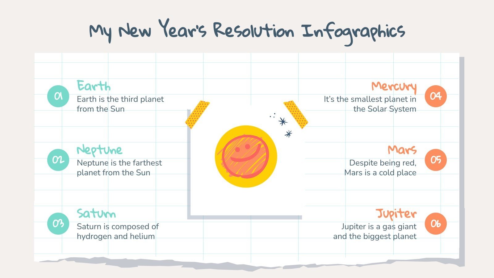 My New Year's Resolution Infographics | Google Slides & PPT