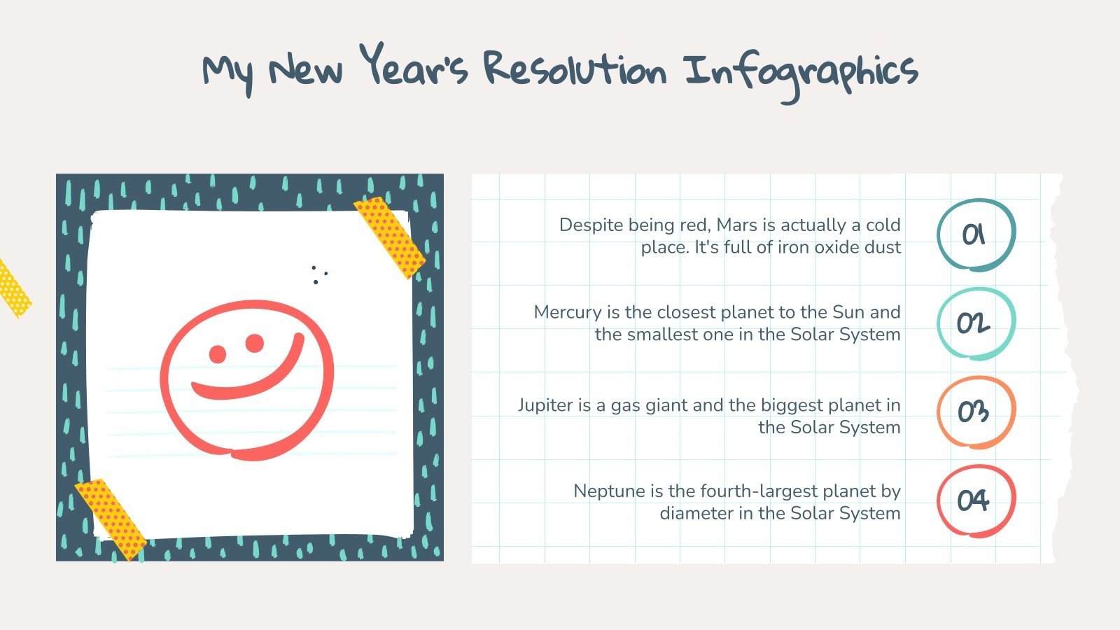 My New Year's Resolution Infographics | Google Slides & PPT